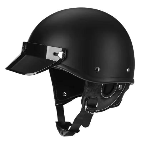Classic Helmet Vintage Retro Motorcycle Helmet Half face Helmet with ...