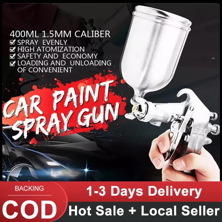 【24 hours delivery】400ML Spray Gun Professional Pneumatic Airbrush ...