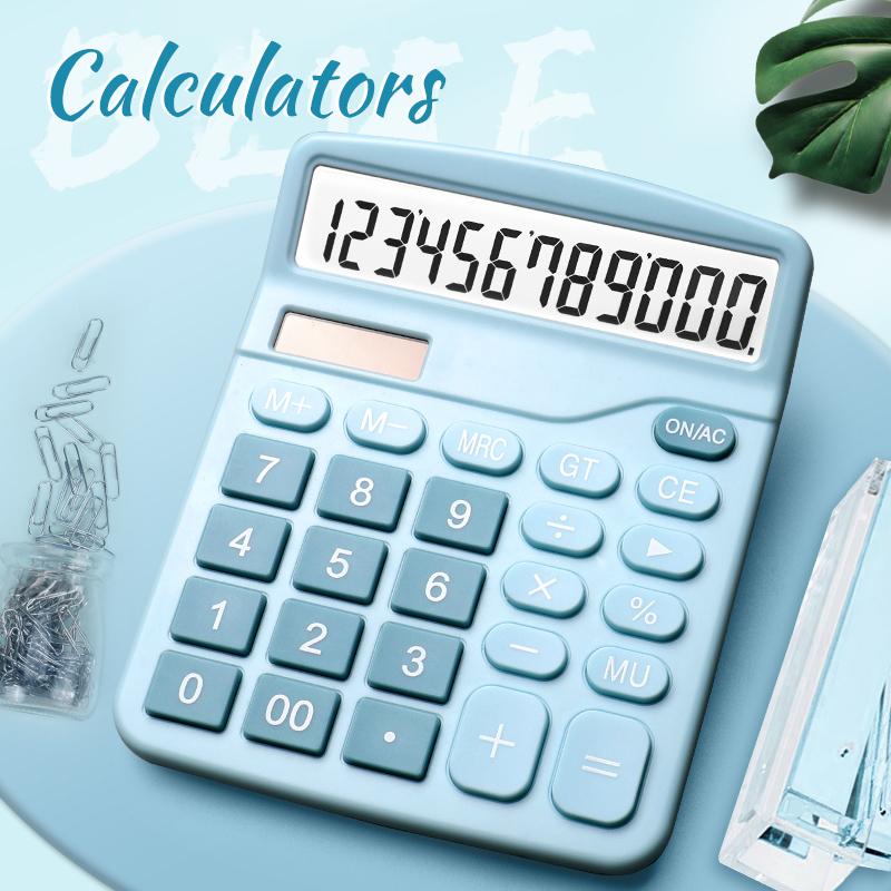 Battery and Solar calculator Computer Large screen electronic ...