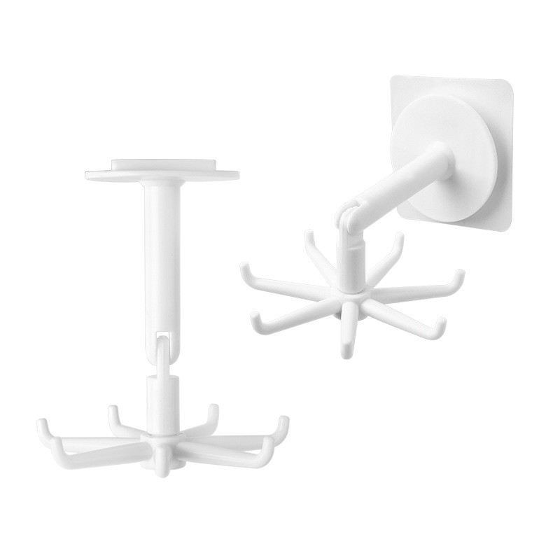 AGM Kitchen Wall-mounted Hook 360° Rotating Hanger Universal 7-Claw ...
