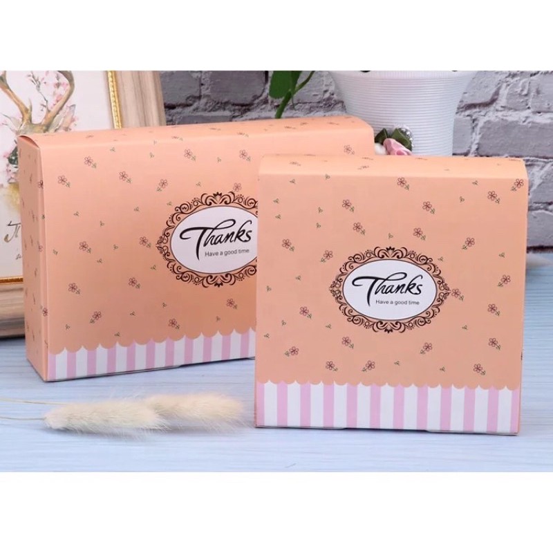 Packing box (10 PCS) Pastry box Cupcake Cookies Brownie Donut Macaroon ...