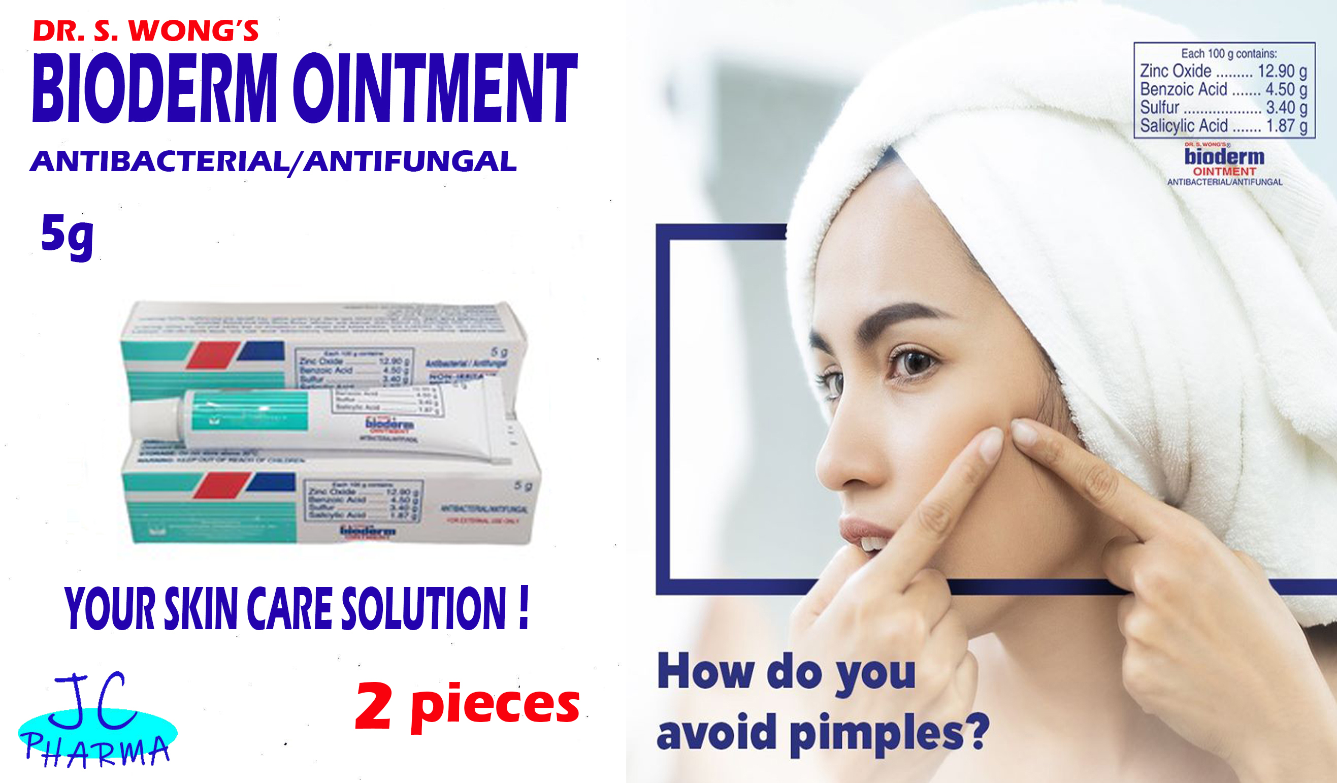 Authentic Bioderm Ointment (15g) 2 pieces | Lazada PH