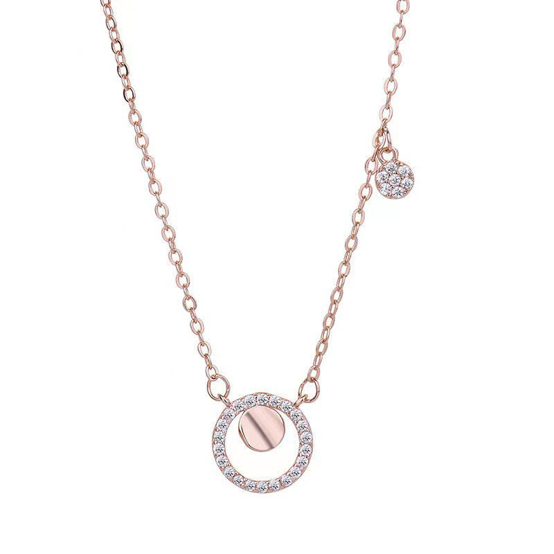 Niche Diamond-encrusted Clavicle Chain Light Luxury High-end Ring Small ...