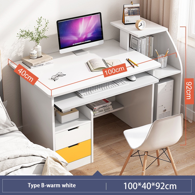 TENDO Simple Desk Computer Desk Desktop Desk Home Simple Modern Small ...