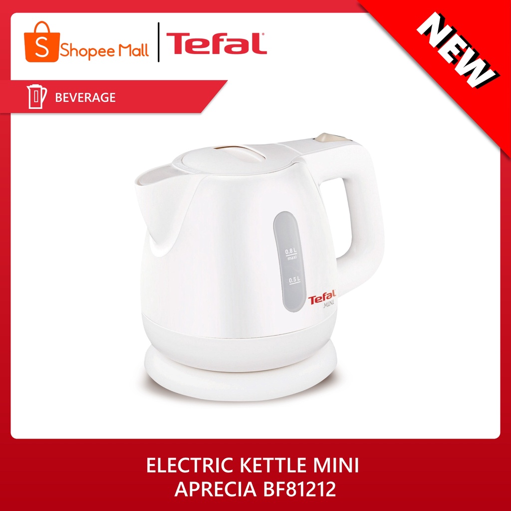 TEFAL Aprecia Mini Electric Kettle BF812121 0.8L W/ Removable Anti ...