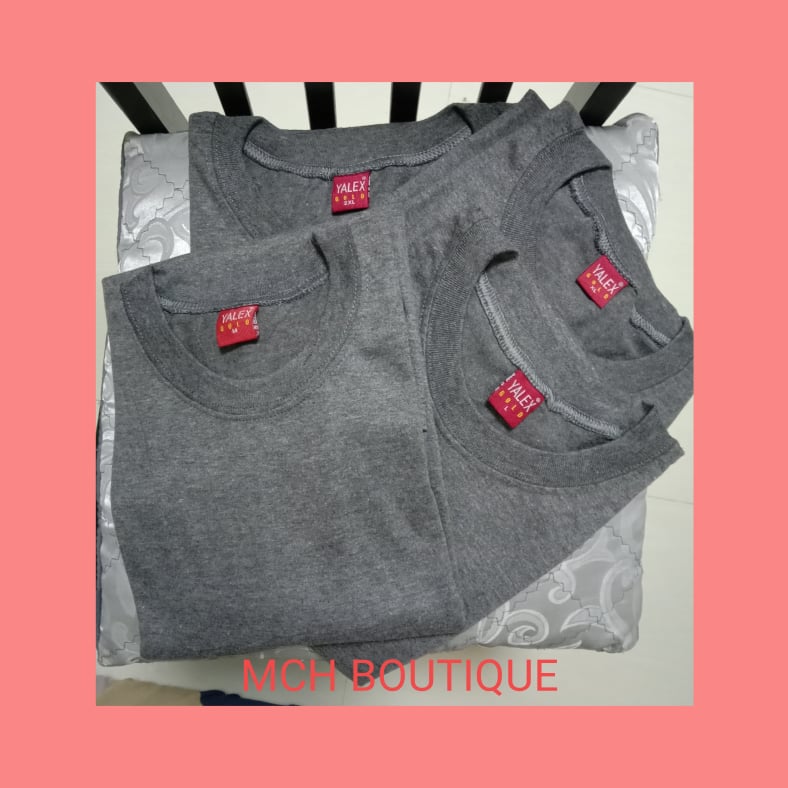 YALEX ROUND NECK RED LABEL - ACID BLACK | Lazada PH