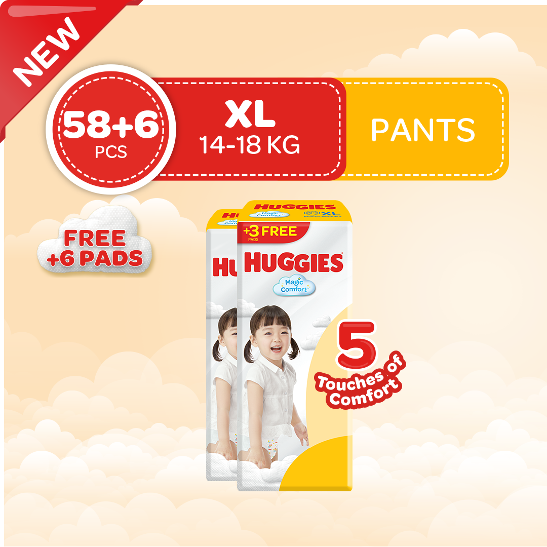 Huggies Magic Comfort Pants XL - 32 pcs x 2 packs (64 pcs) | Lazada PH