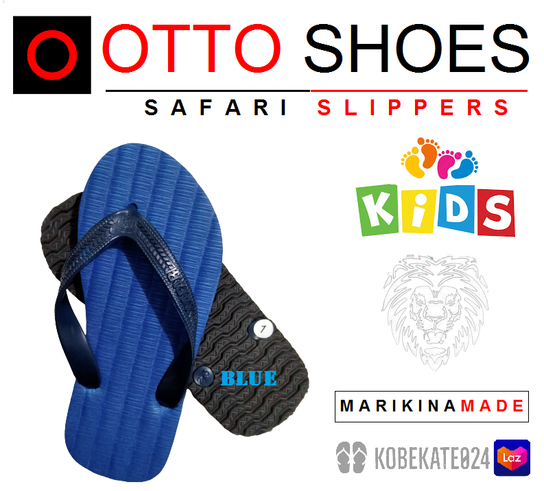 KIDS SAFARI Slippers [UNISEX] by: OTTO Shoes / MARIKINA Made | Lazada PH