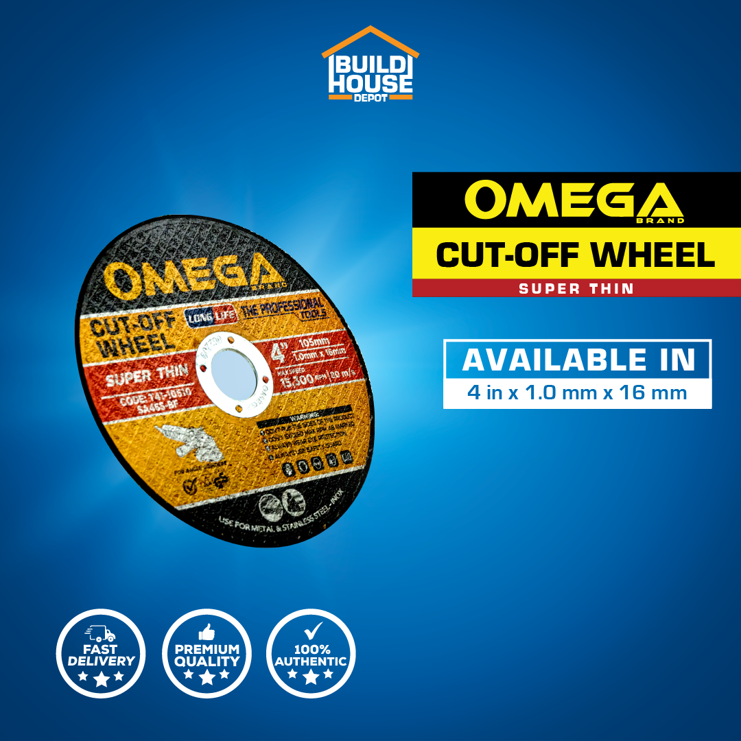 OMEGA Cut-off Wheel Cutting Disc Super Thin - For Metal and Stainless ...