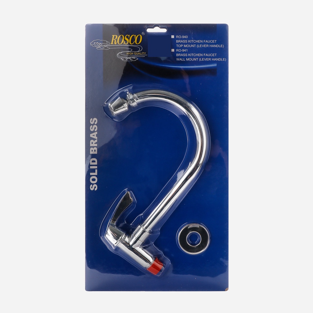 Rosco Brass Kitchen Faucet Lever Handle Wall Mount RO-941 | Lazada PH