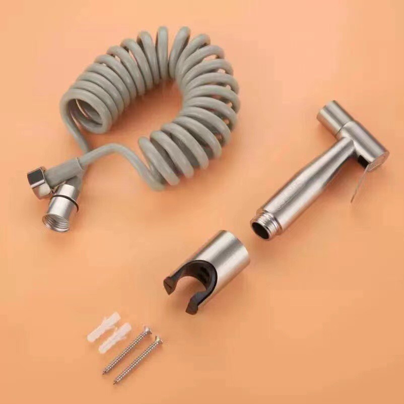 COD Stainless Steel Bidet Spray Set For Bathroom（Hose:1.5m）, 5 Years ...