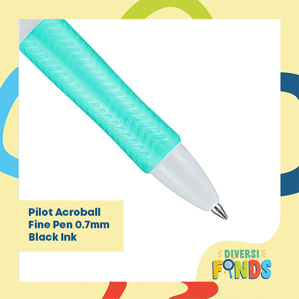 Pilot Acroball Pen Fine 0.5 and Extra Fine 0.7 in Black, Blue, Red ...