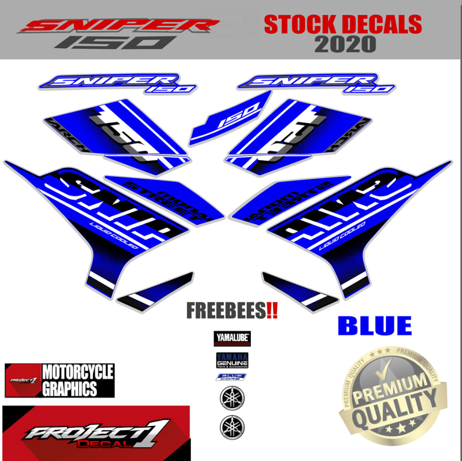 sniper 150 2020 stock decals laminated sticker | Lazada PH