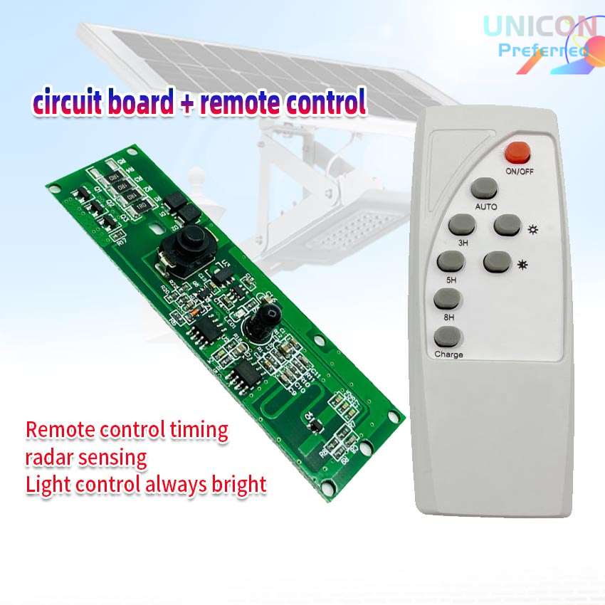 60W LED Solar Light Control Board PIR Sensor Solar Integrated Circuit ...