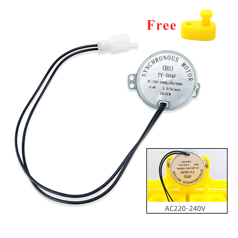 Synchronous Egg Turner Motor 220V AC Chicken Egg Turner Rotator ...