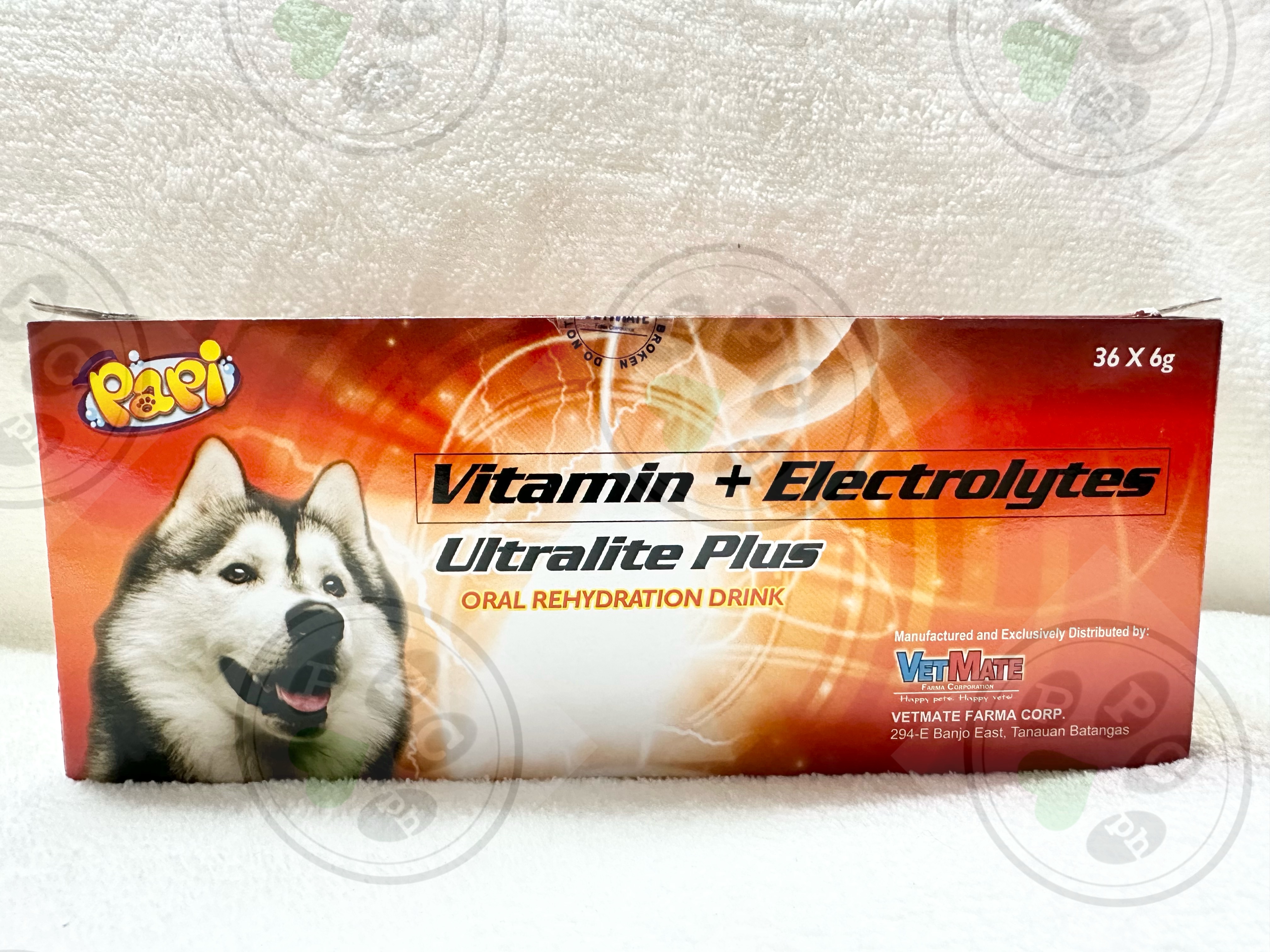 Papi Ultralite Plus Vitamin + Electrolytes 6g Dextrose Powder 6g Sachet ...