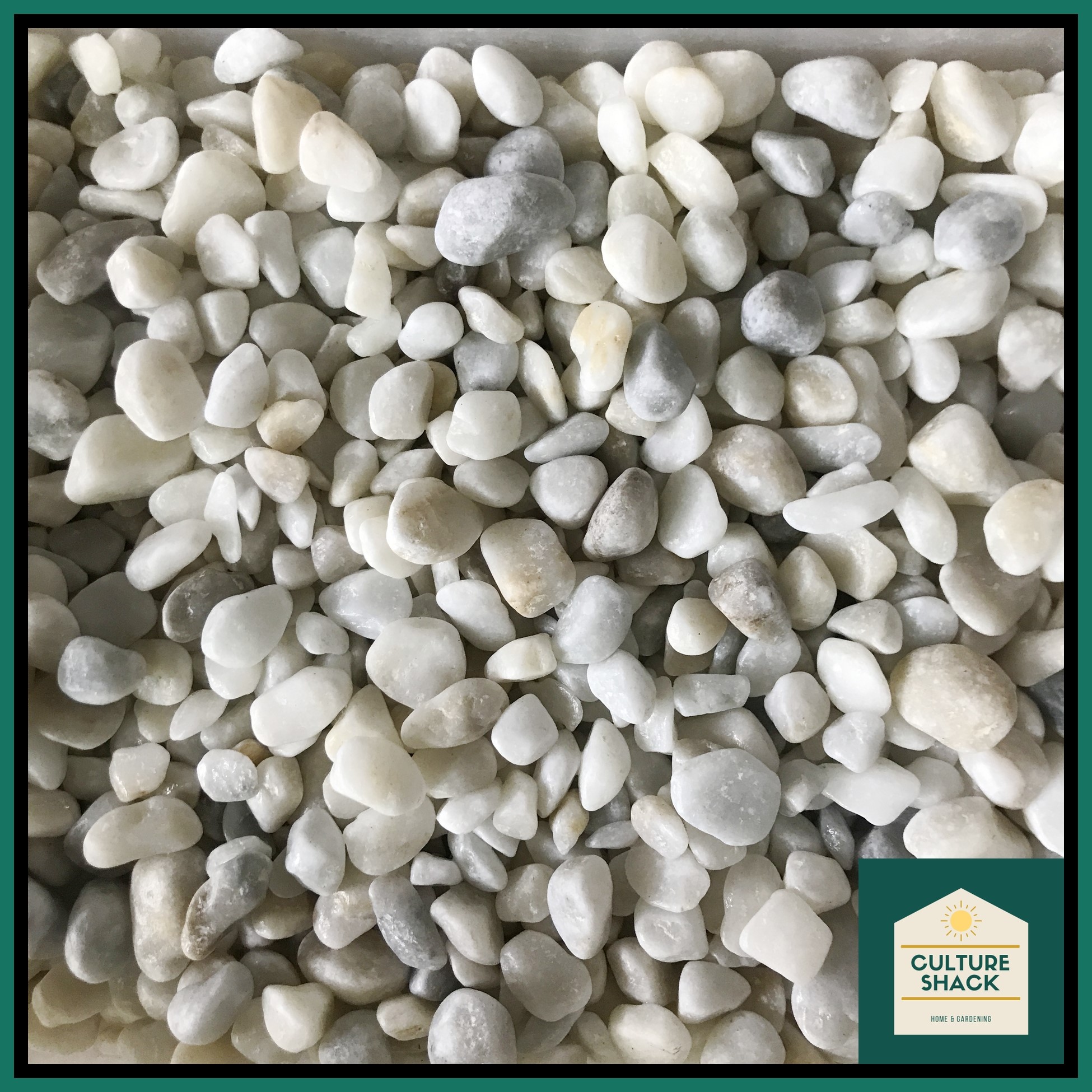 White stone/pebbles for decorating your Garden, Cactus, Succulents and ...
