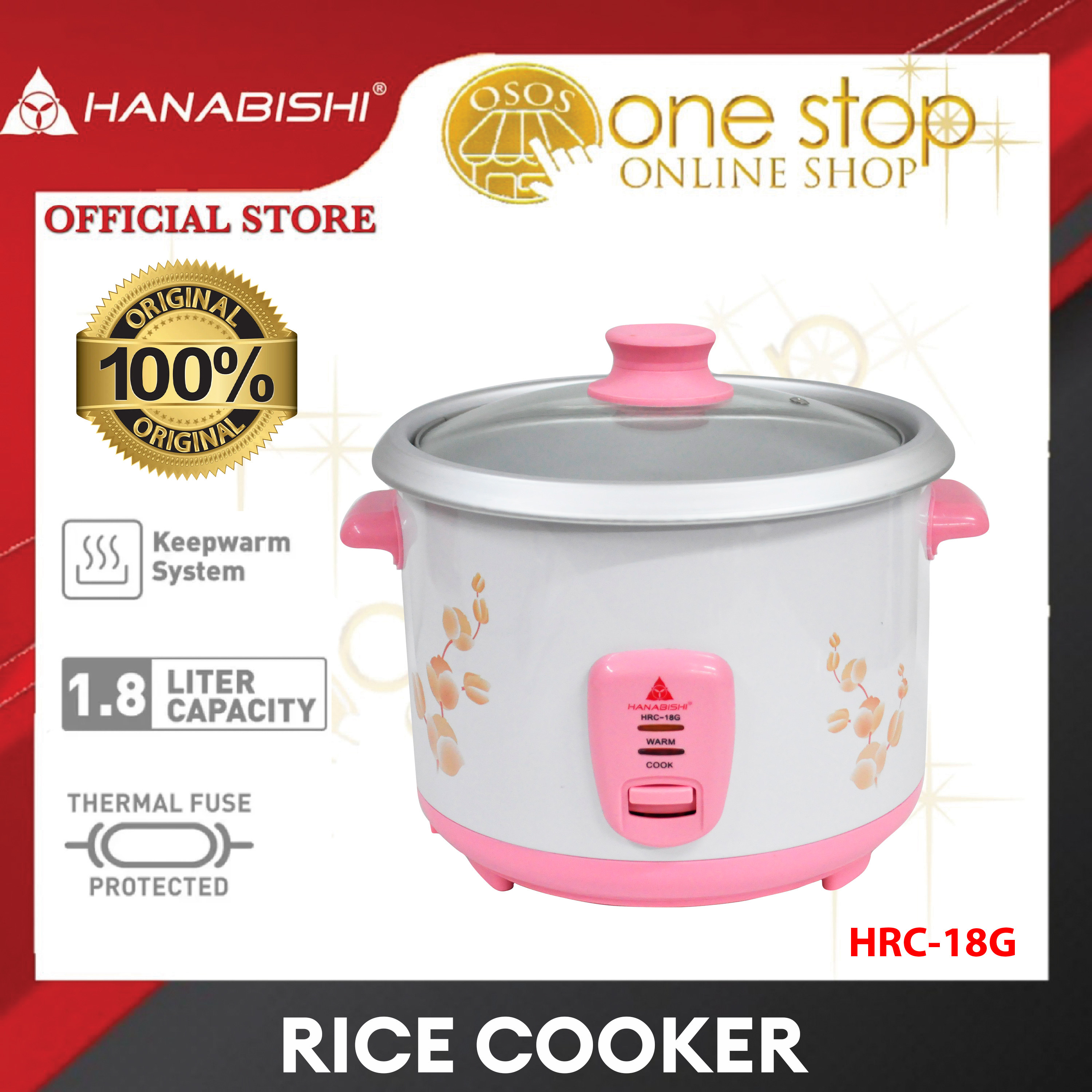 Hanabishi Automatic Rice Cooker 1.8L Price at Crystal Molden blog