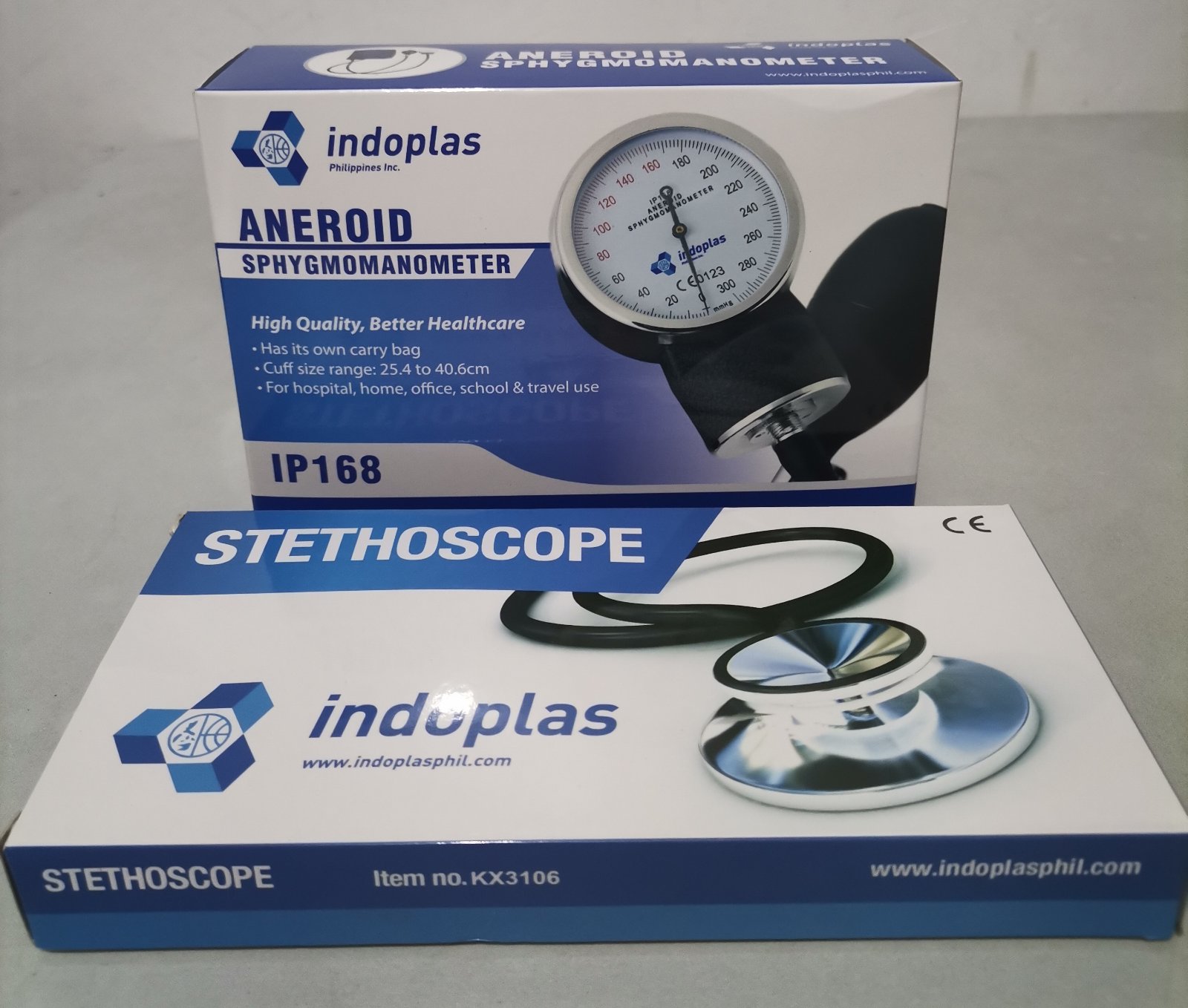 Sphygmomanometer Aneroid Blood Pressure BP Manual with Stethoscope ...