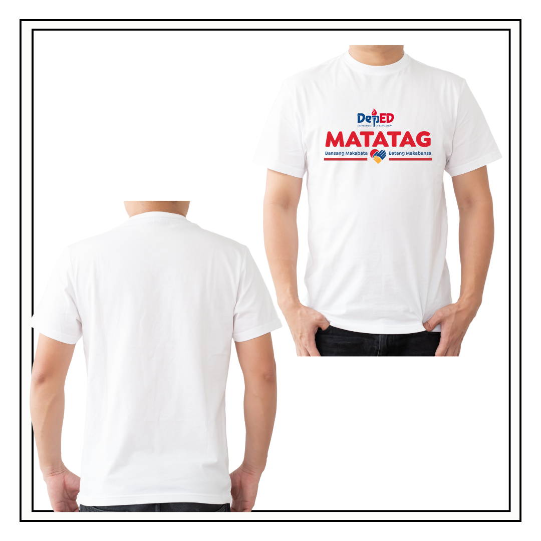 DepEd TShirts Logo High Quality Cotton T-shirts Matatag | Lazada PH