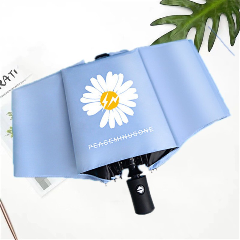 Umbrella Heavy Duty SUPER NO.1☆Little Daisy 3Folds Automatic OpenClose ...