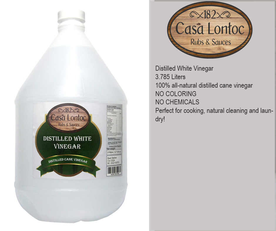 Casa Lontoc Distilled White Vinegar 3.785 Liters 5% acidity | Lazada PH