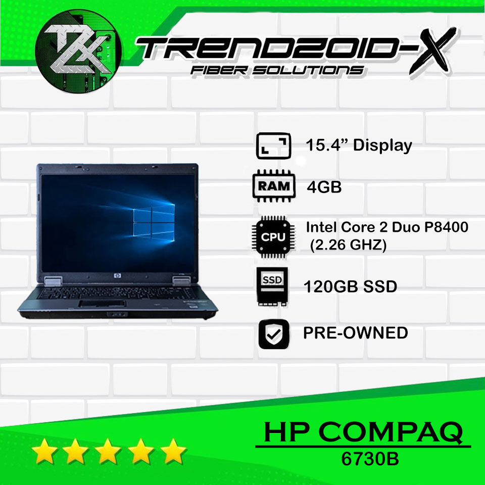HP Laptop Compaq 6730B TRENDZOID-X FIBER SOLUTIONS | Lazada PH