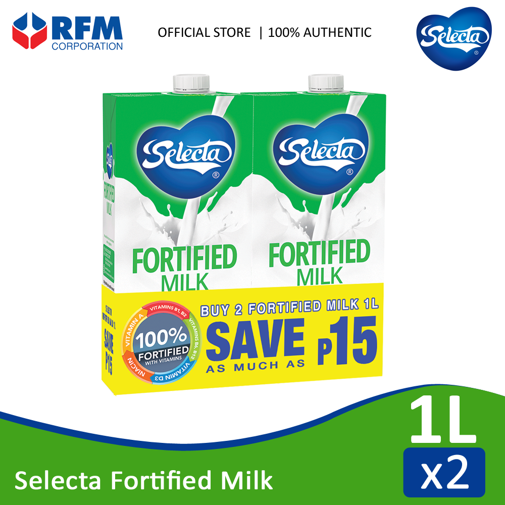 Selecta Fortified Milk 1 Liter - Set of 2s | Lazada PH