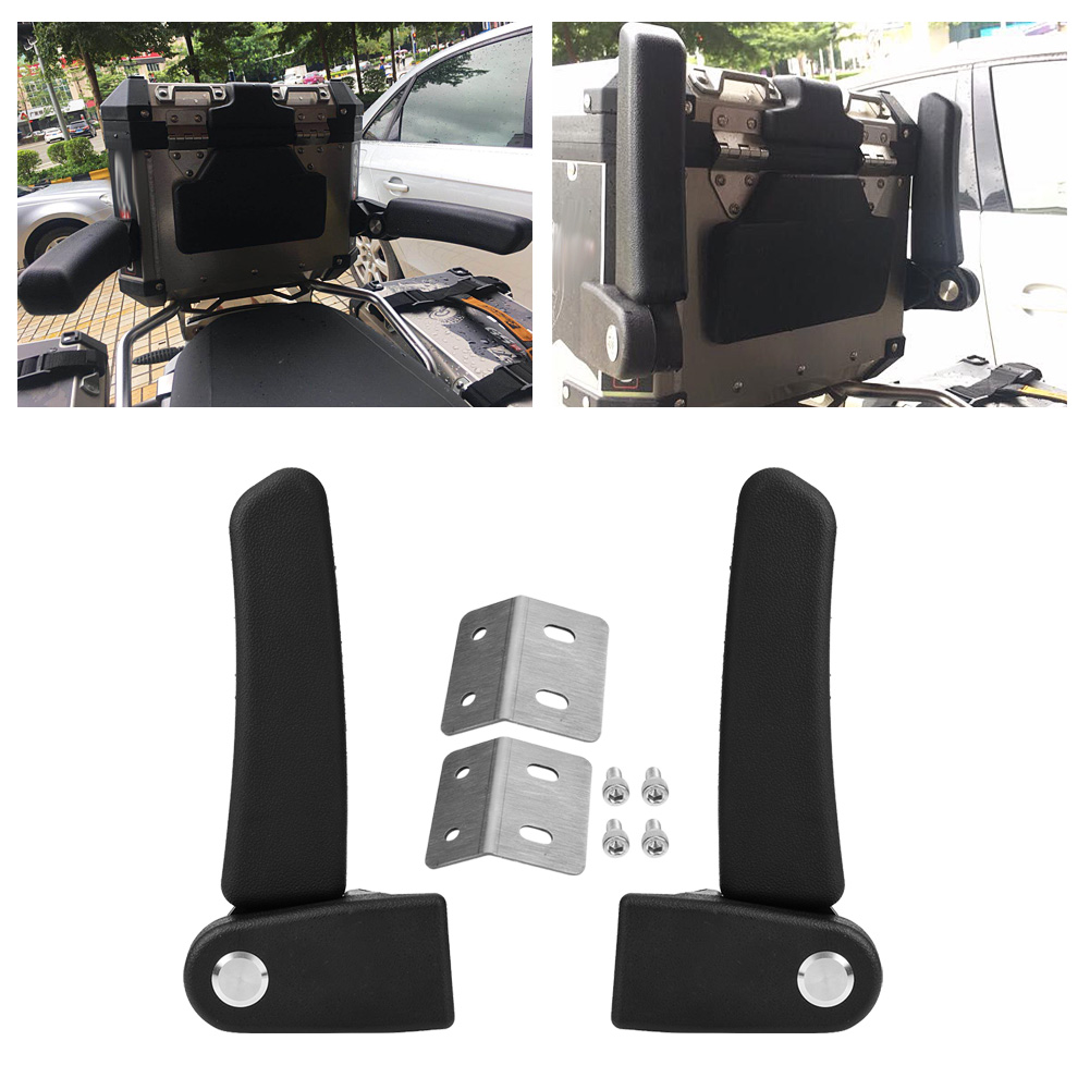 Box Rear Seat Armrest Motorcycle Passenger Rear Folding Top Case Box ...