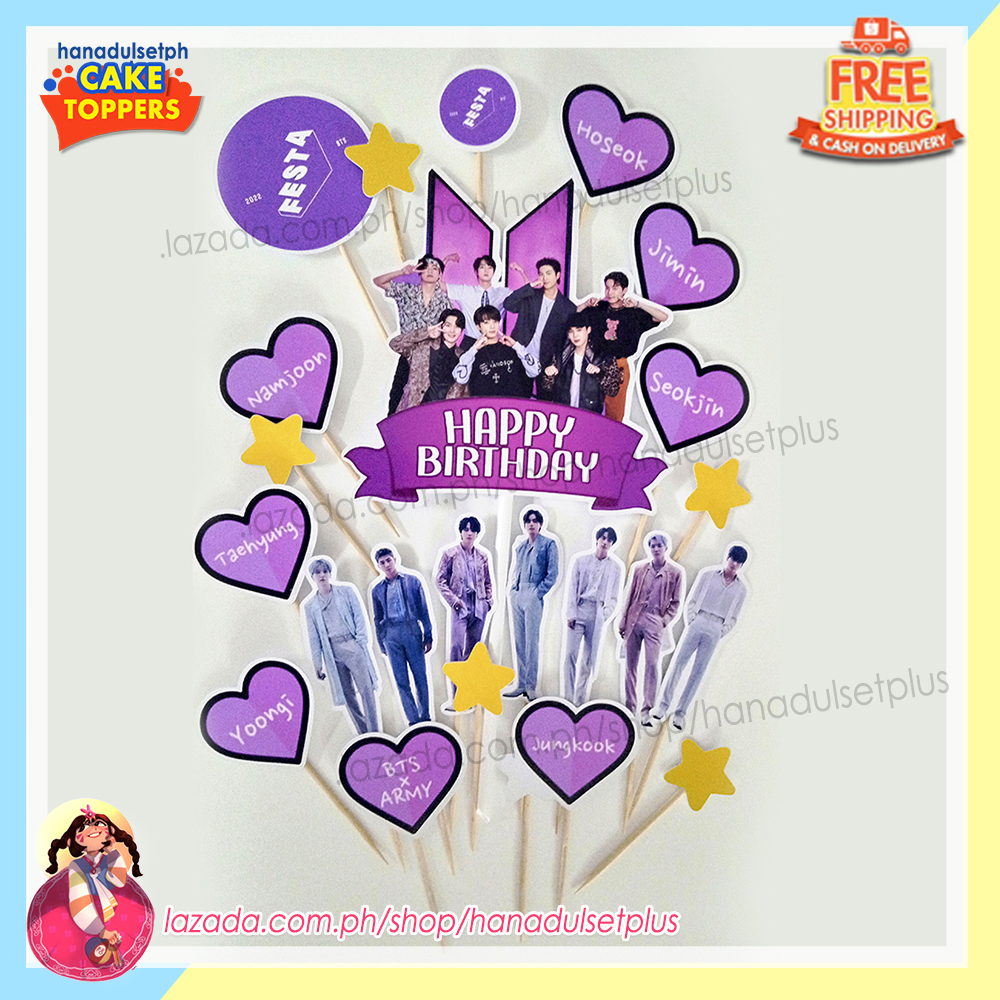 Bts 2022 | Bts Cake topper | customize cake topper | souvenir topper ...
