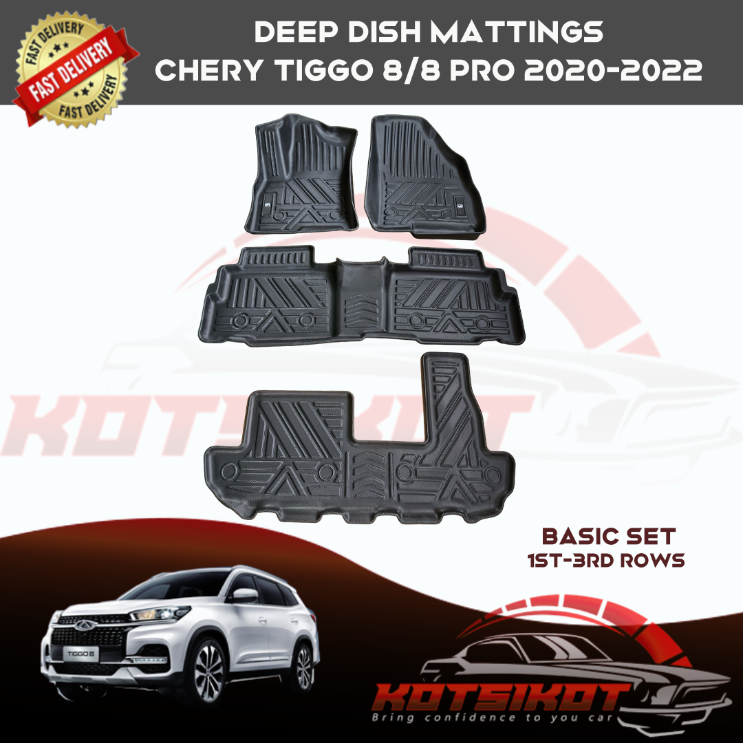Chery Tiggo 8 8 Pro Premium Deep Dish Matting Lazada Ph