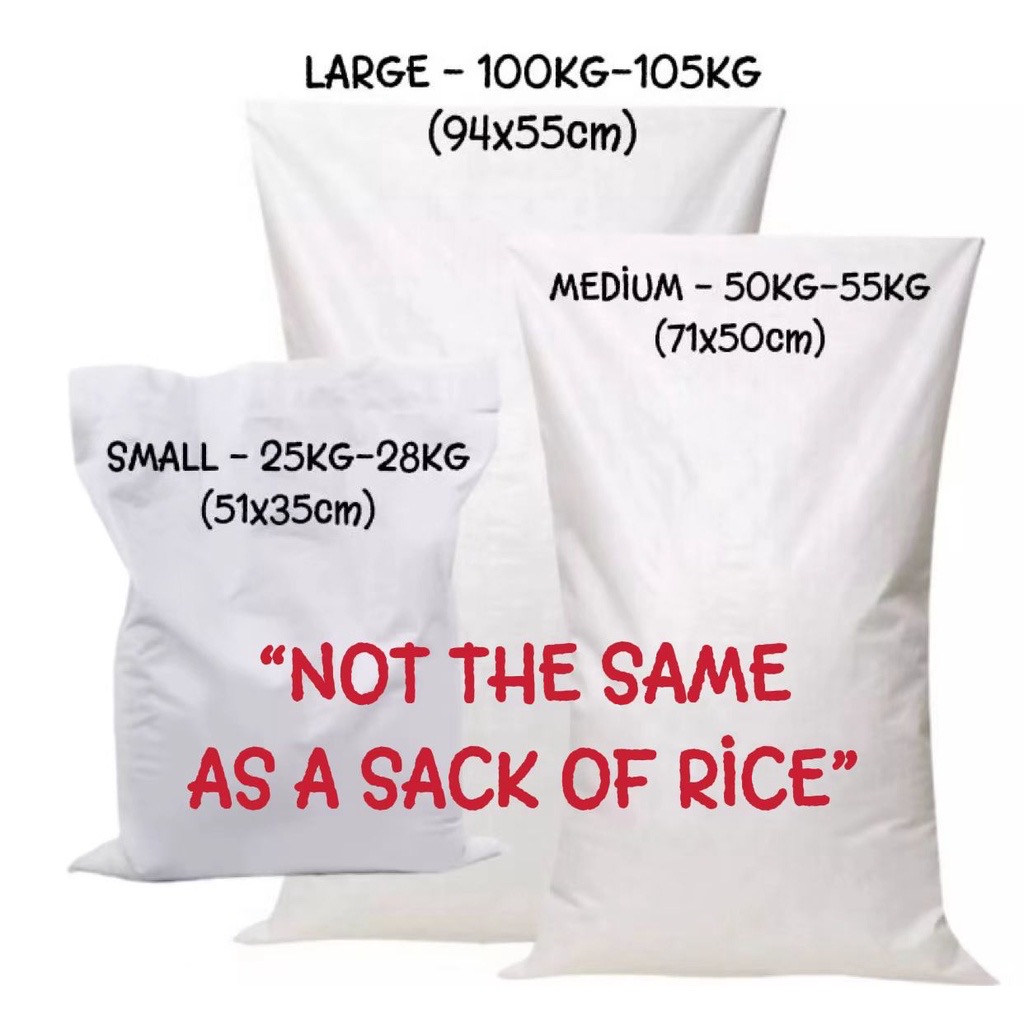 CLEAN WHITE SACK / EMPTY SACK / SAKO MALINIS / SAND BAG / SAKO BAG ...