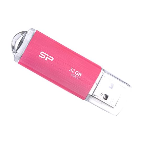 Silicon Power USB Memory 32GB USB 3.1 & USB 3.0 Hair Line Finishing ...