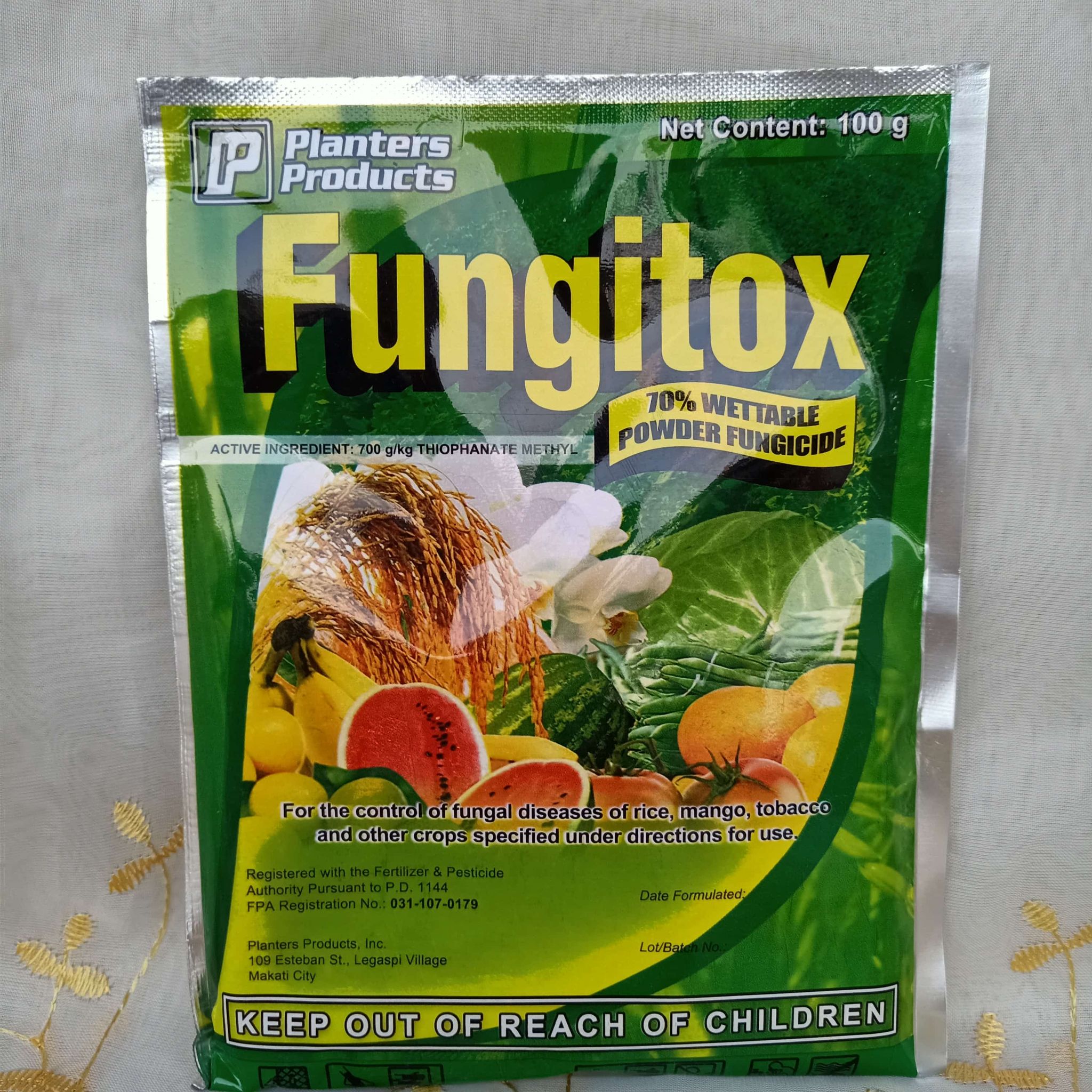 Fungitox Wettable Powder Fungicide 100 grams by Planters | Lazada PH