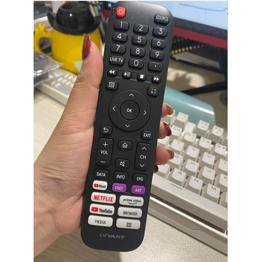 For DEVANT NEW Original For DEVANT LCD LED TV Player Television Remote ...