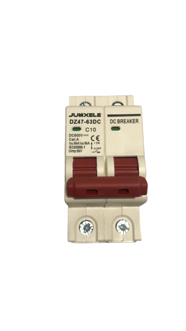 Miniature Circuit Breaker AC SPD, DC SPD, 2 Pole, C-curve, JUNXELE 6A, 10A, 16A, 20A, 32A, 40A ...