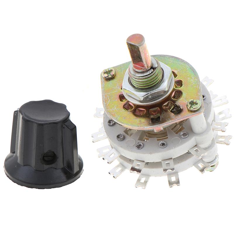 2P11T 2 Pole 11 Position Dual Deck Band Channael Rotary Switch ...