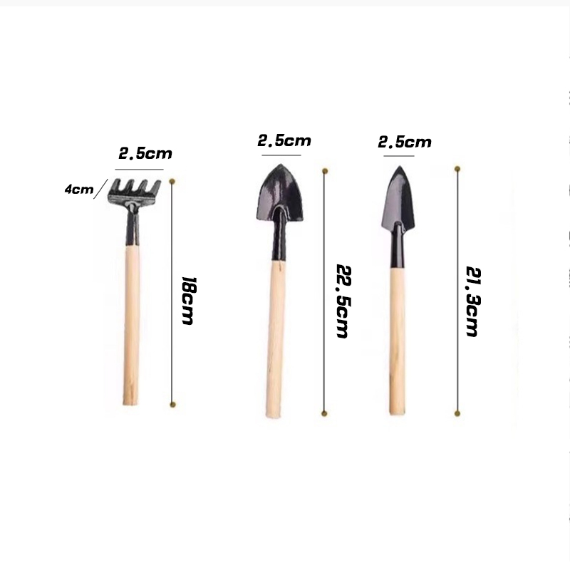 Three-piece gardening tool set gardening planting gardening potted tool ...