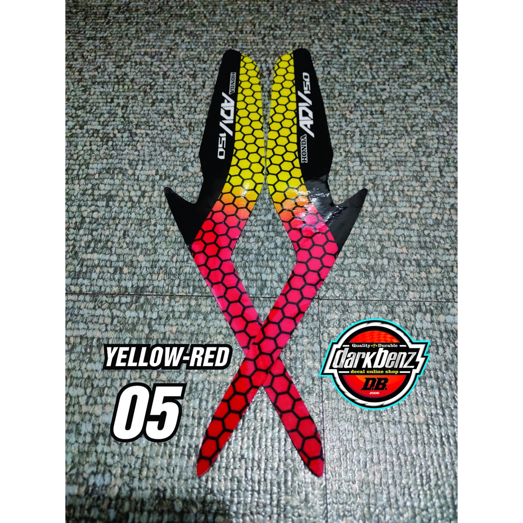 HONDA ADV 150 - KILAY TINT EFFECTS - Printed clear type with gloss ...