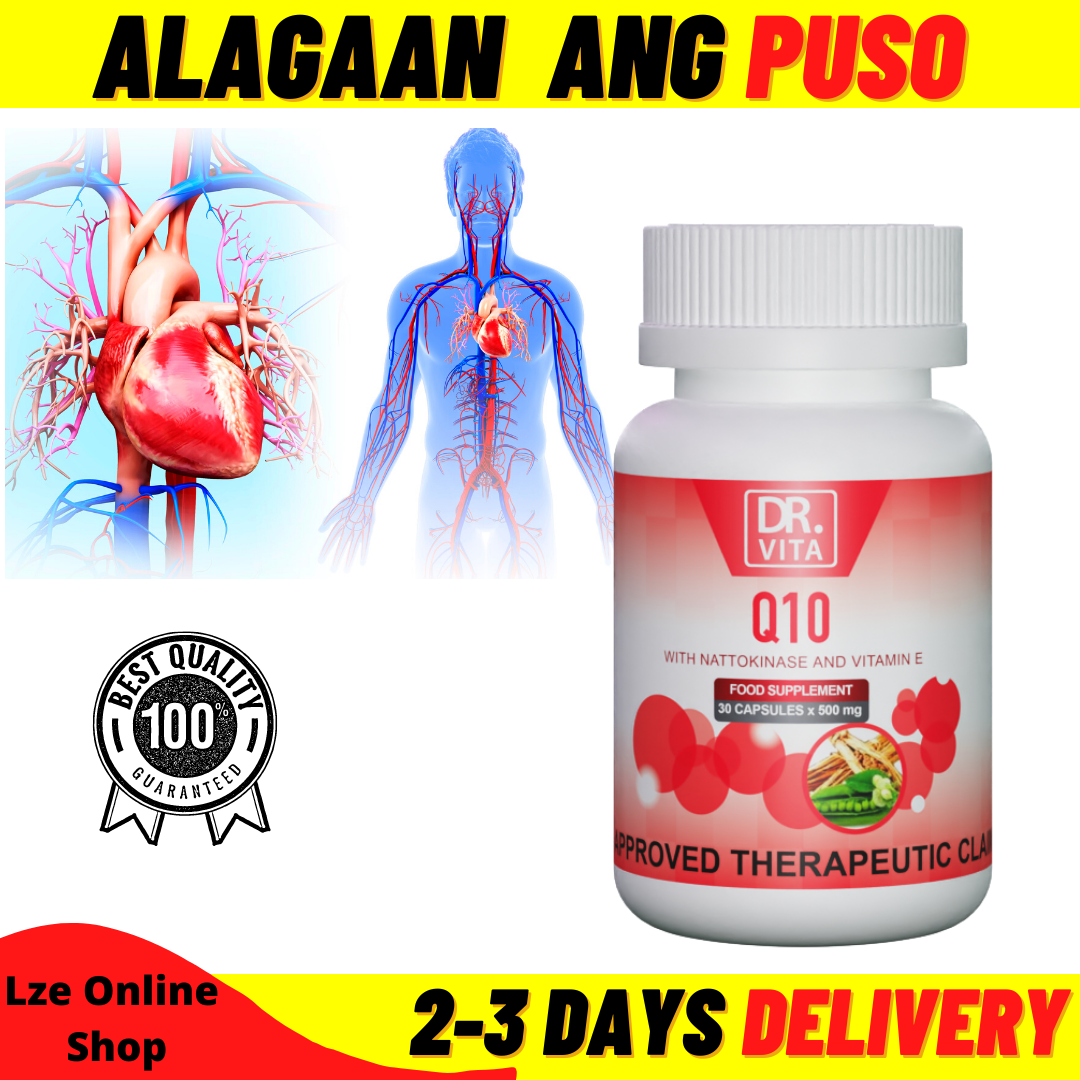 Dr. Vita Dr. Vita Q10 with Nattokinase and Vitamin E 500mg x 30 ...