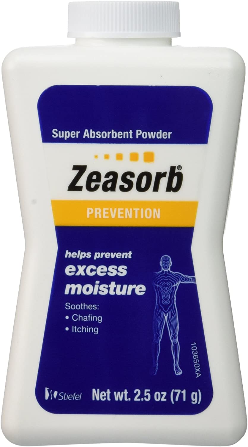 Zeasorb Prevention Super Absorbent Powder, 2.5 oz. / 71g Helps Prevent ...