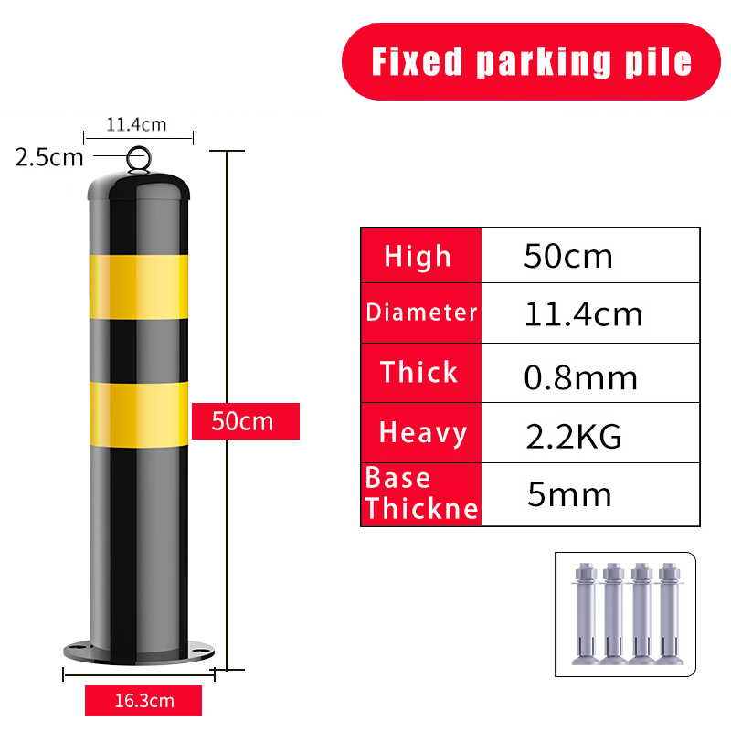 Car Thick Anticollision Block Car Parking Pile Parking Lock Parking ...
