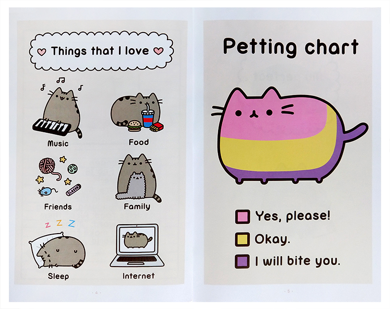 I'm fat Kitty! I am pusheen the cat meow to touch meow story children's ...