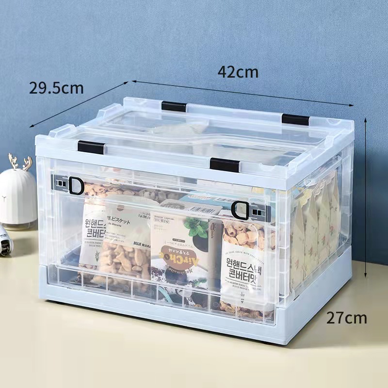 Foldable Storage Box Design Transparent Storage Bins Toy Storage Box ...