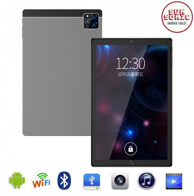SUNSONIC Tablet 11“ Inch 8GB + 128GB Android Dual Sim High Resolution ...