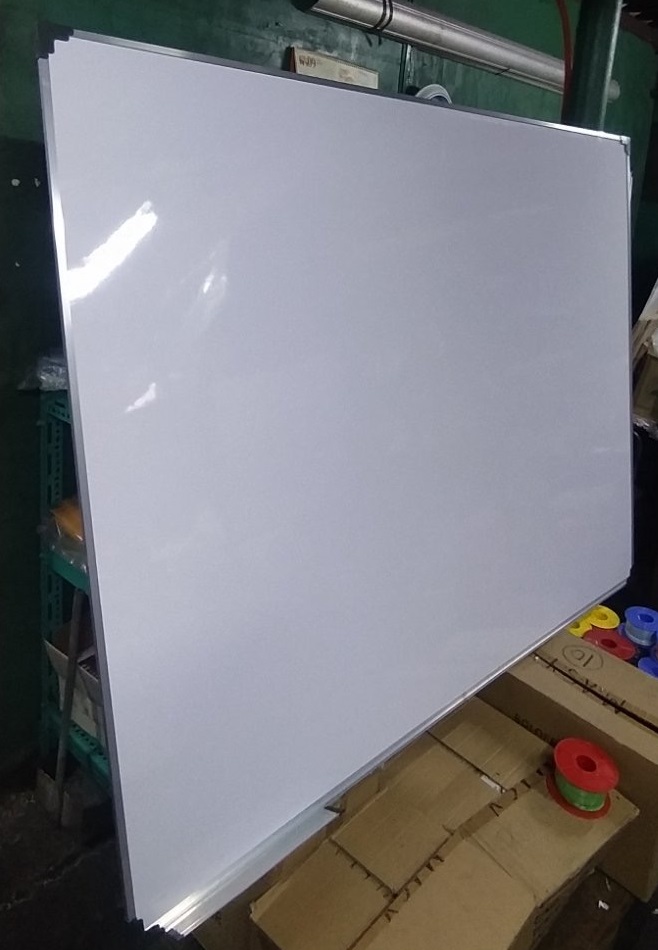 A-Mart Magnetic Whiteboard 4x5ft with Aluminum Frame and Eraser Tray ...