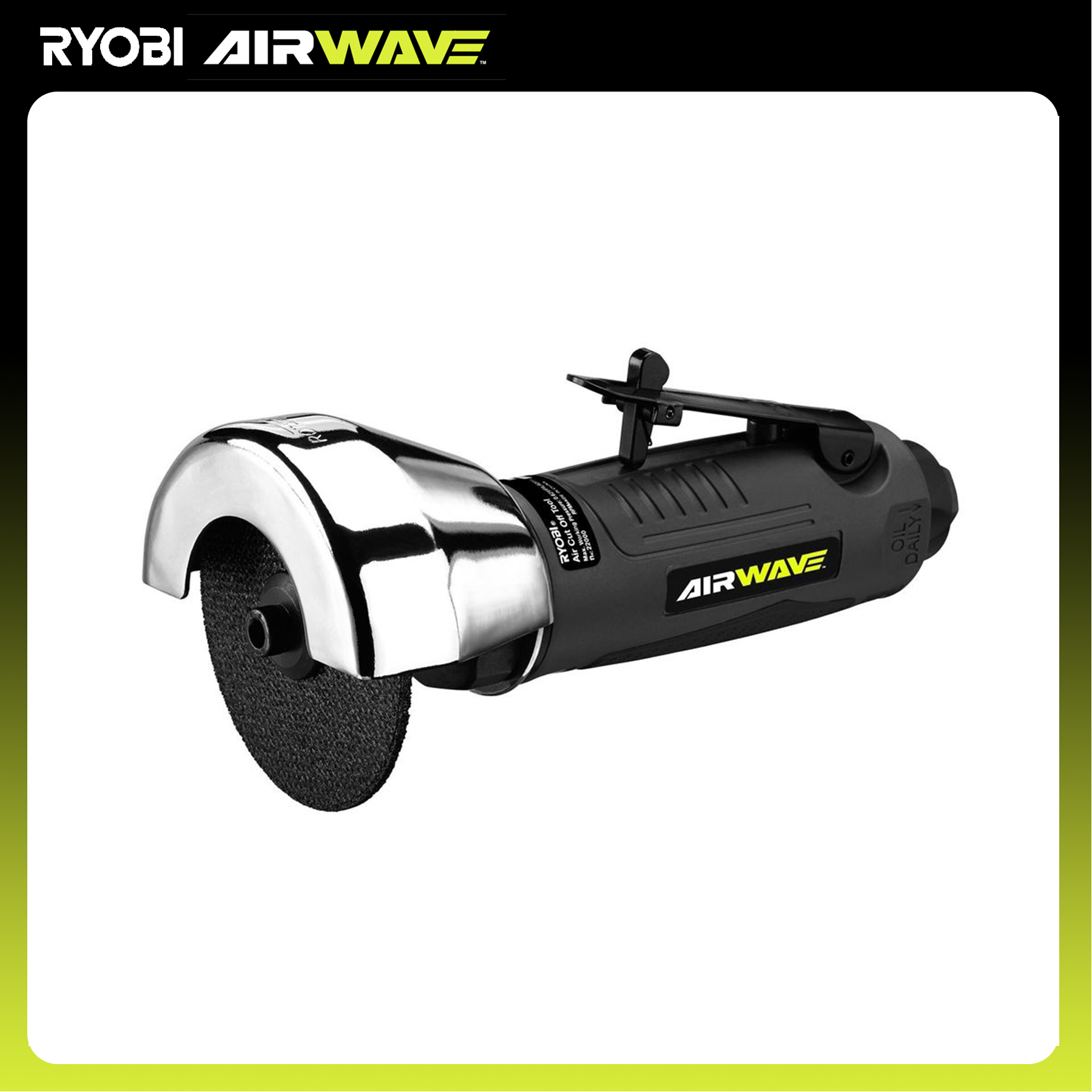 Ryobi Airwave Pneumatic Air Cut-Off Tool (76mm) (3") Model RA-CO76-B ...