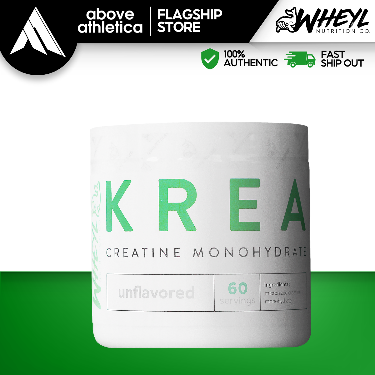 Wheyl Nutrition Krea Micronized Creatine Powder 300g 60 Servings | Lazada PH
