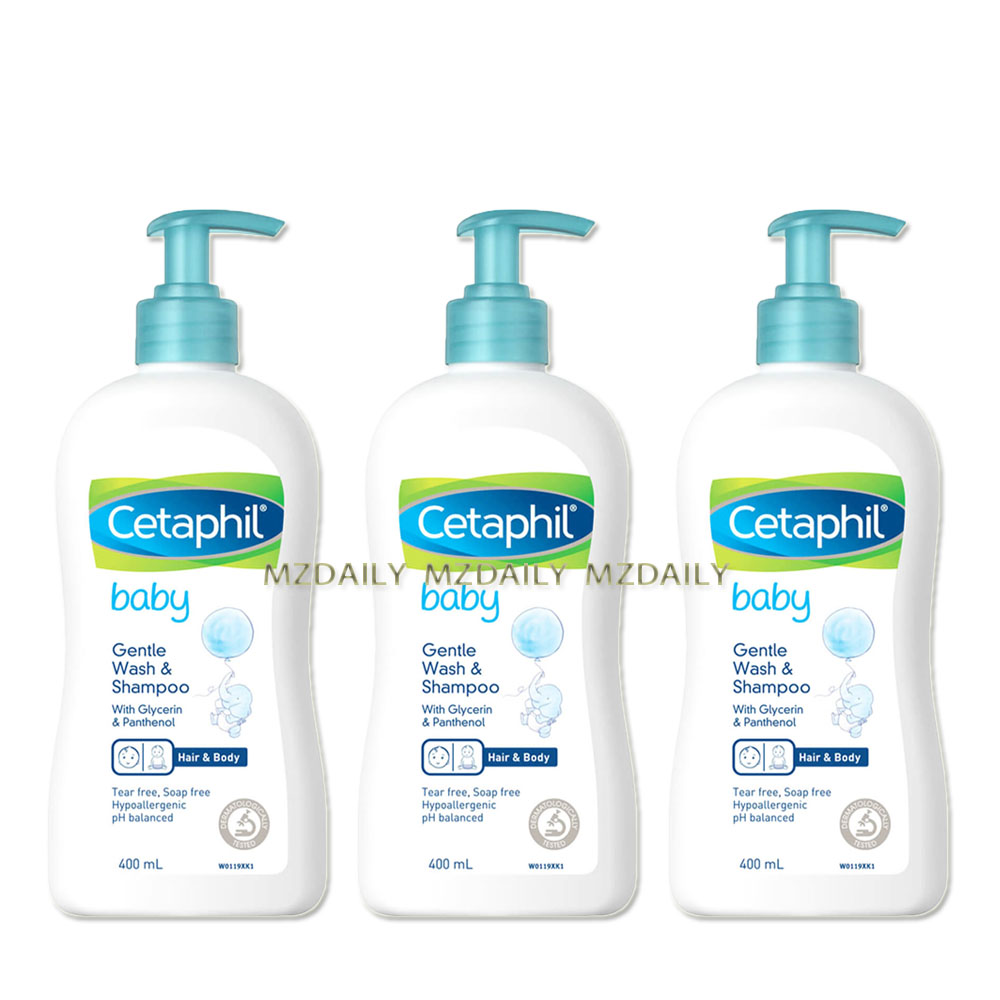 ( SET OF 3 ) Cetaphil baby Gentle Wash and Shampoo 400ml | Lazada PH