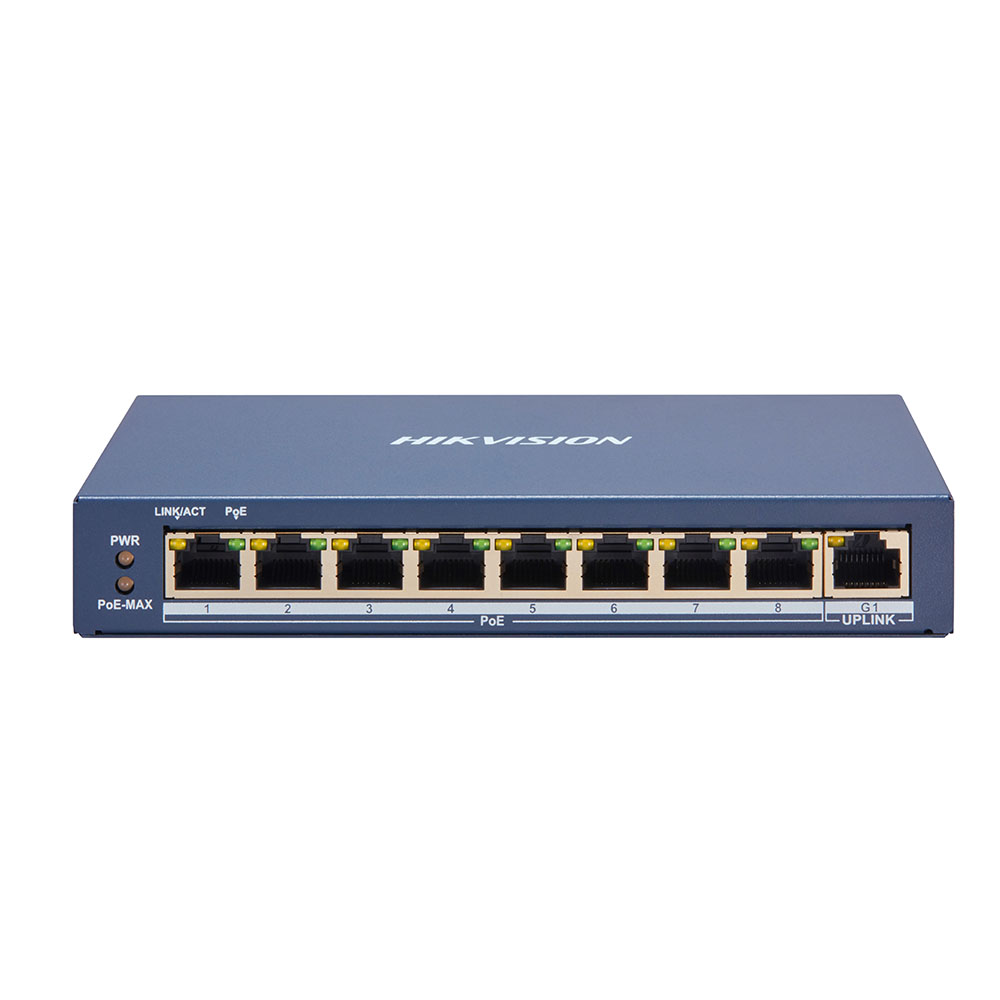Hikvision DS-3E1309P-EI 8 Port Fast Ethernet Smart POE Switch ...